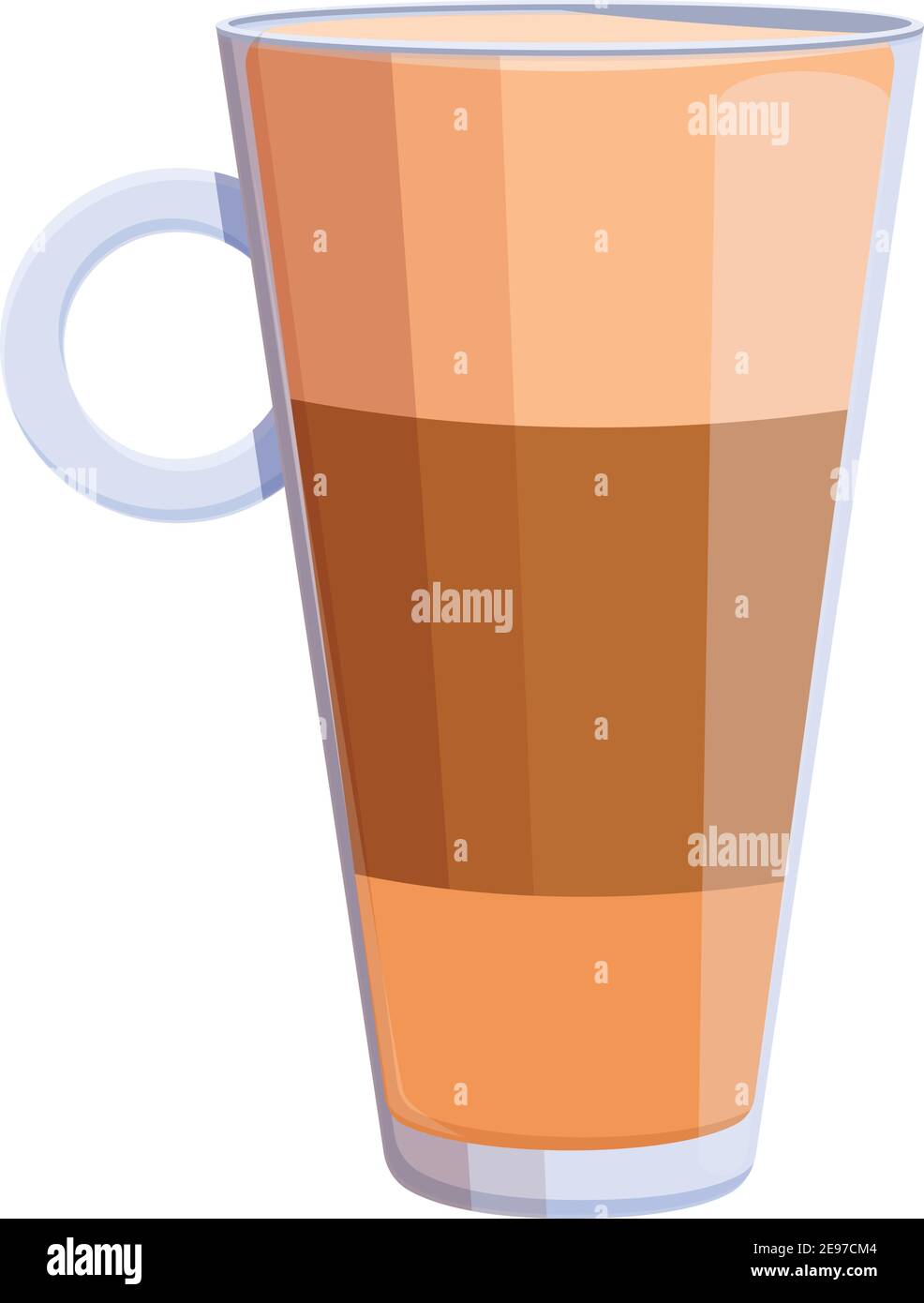 Latte aromatic icon. Cartoon of latte aromatic vector icon for web ...