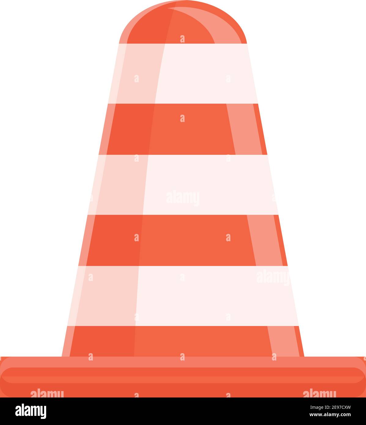 Road cone icon. Cartoon of road cone vector icon for web design ...