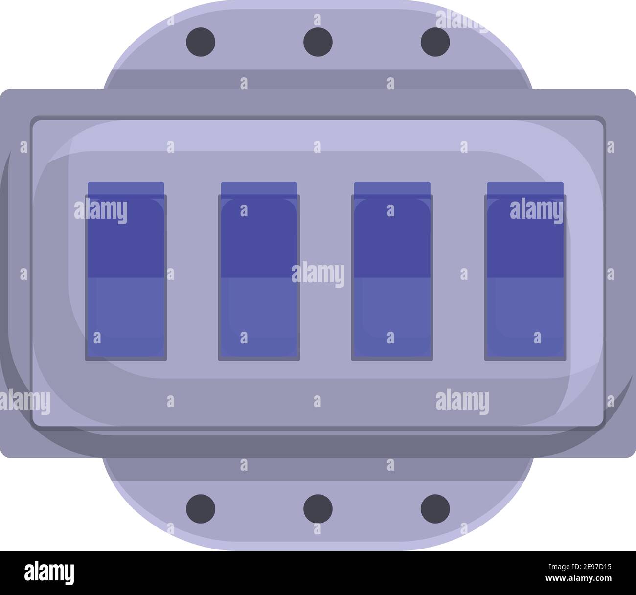 Chopper breaker switch icon. Cartoon of chopper breaker switch vector ...