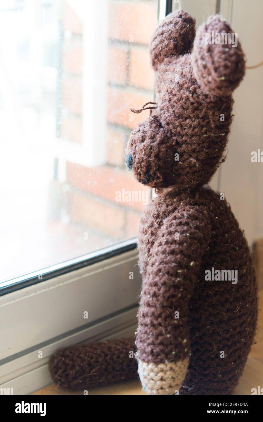 teddy bear in home Stock Photo - Alamy