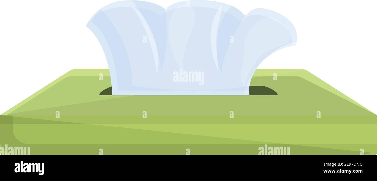 Disposable tissue icon. Cartoon of disposable tissue vector icon for ...