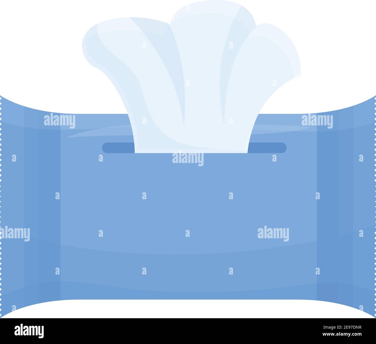 Tissue plastic pack icon. Cartoon of tissue plastic pack vector icon ...