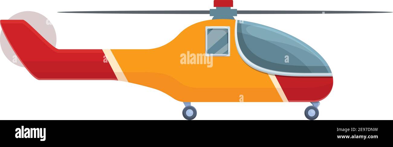 Medicine rescue helicopter icon. Cartoon of medicine rescue helicopter ...