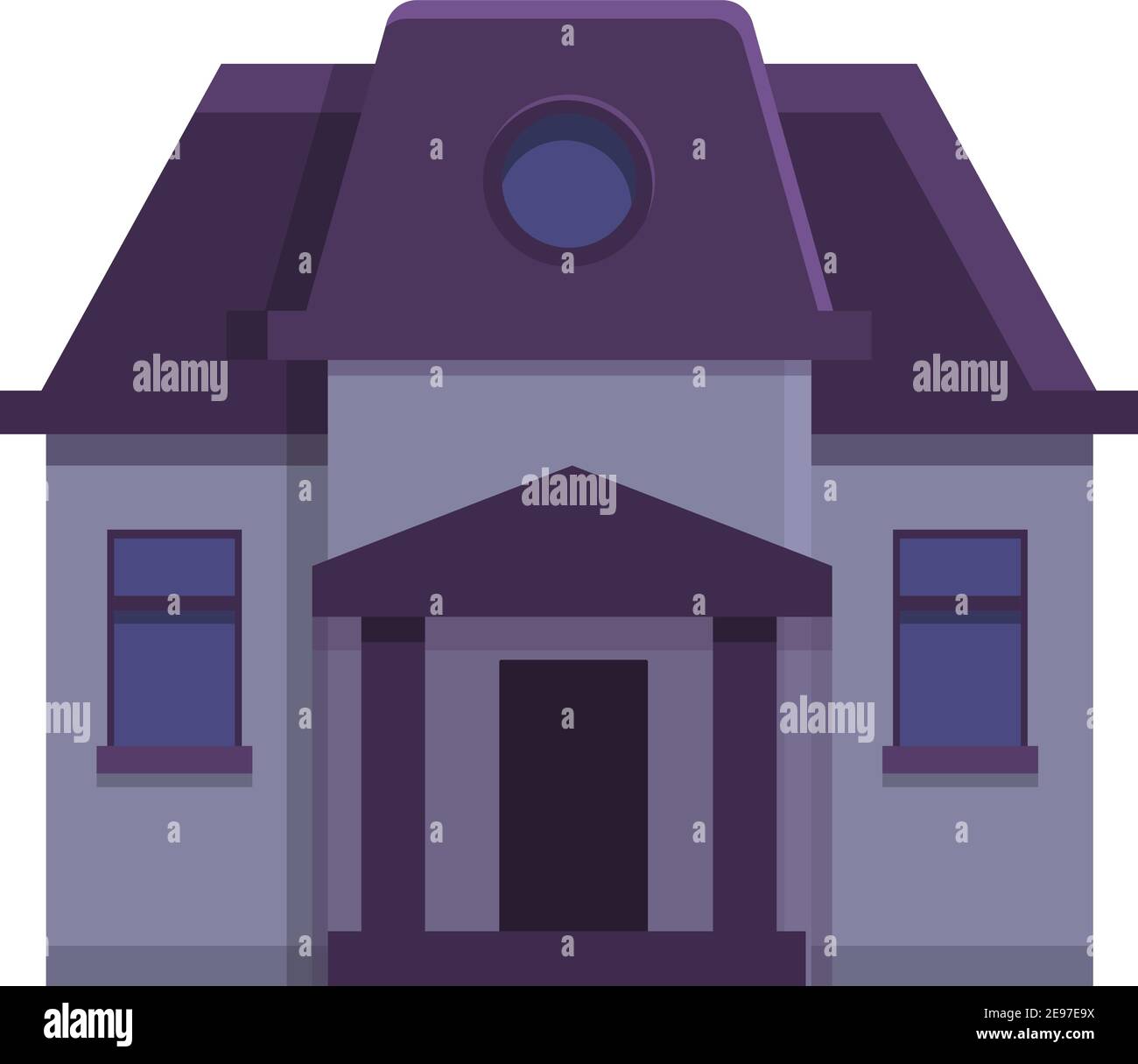 Celebration creepy house icon. Cartoon of celebration creepy house ...