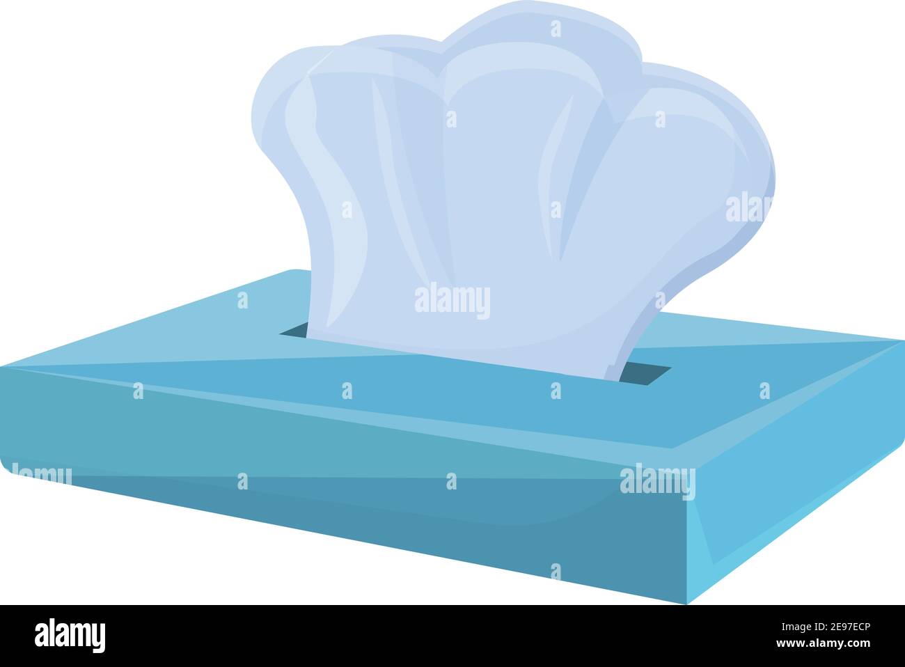 Tissue carton box icon. Cartoon of tissue carton box vector icon for ...
