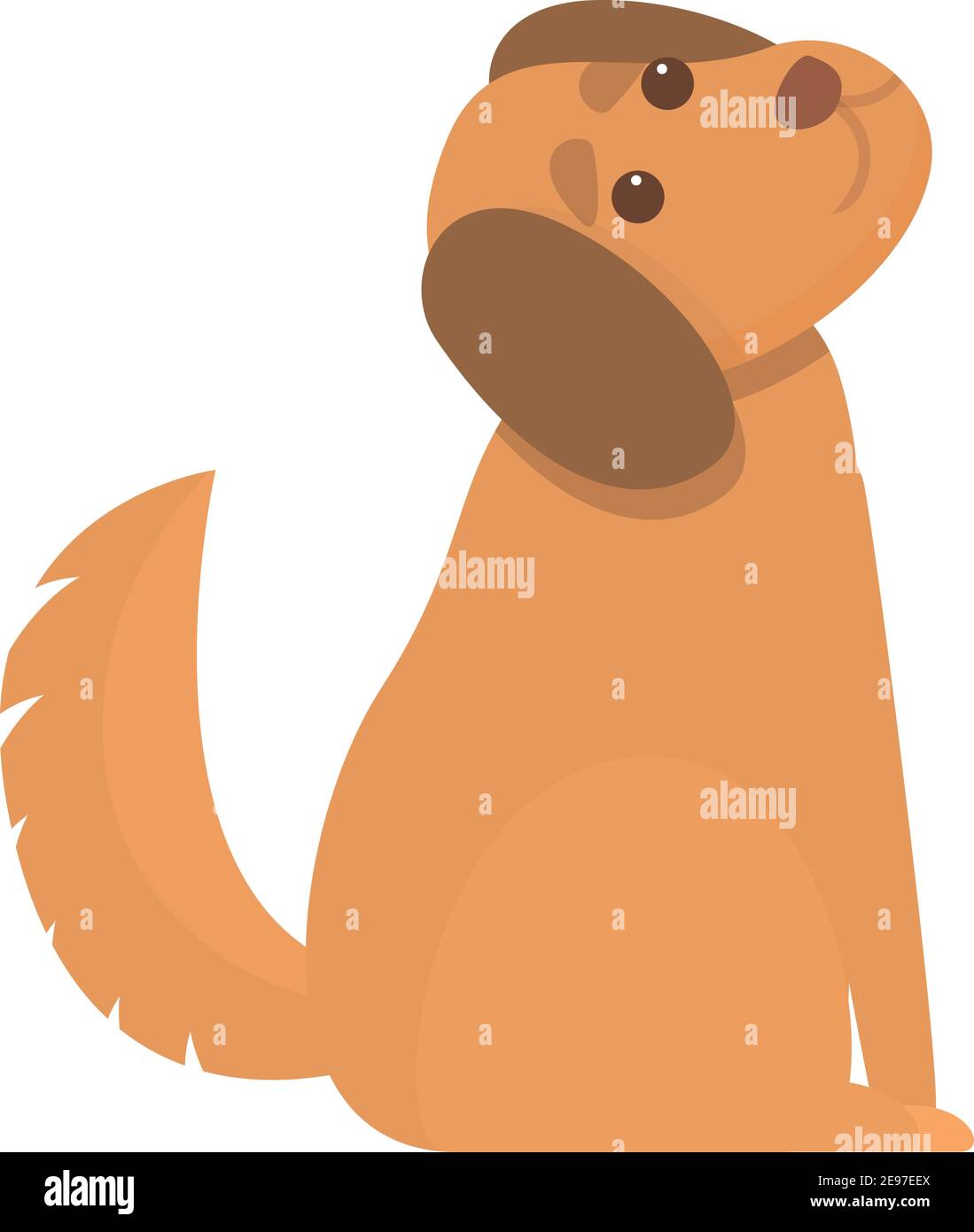 Playful dog action icon. Cartoon of playful dog action vector icon for ...