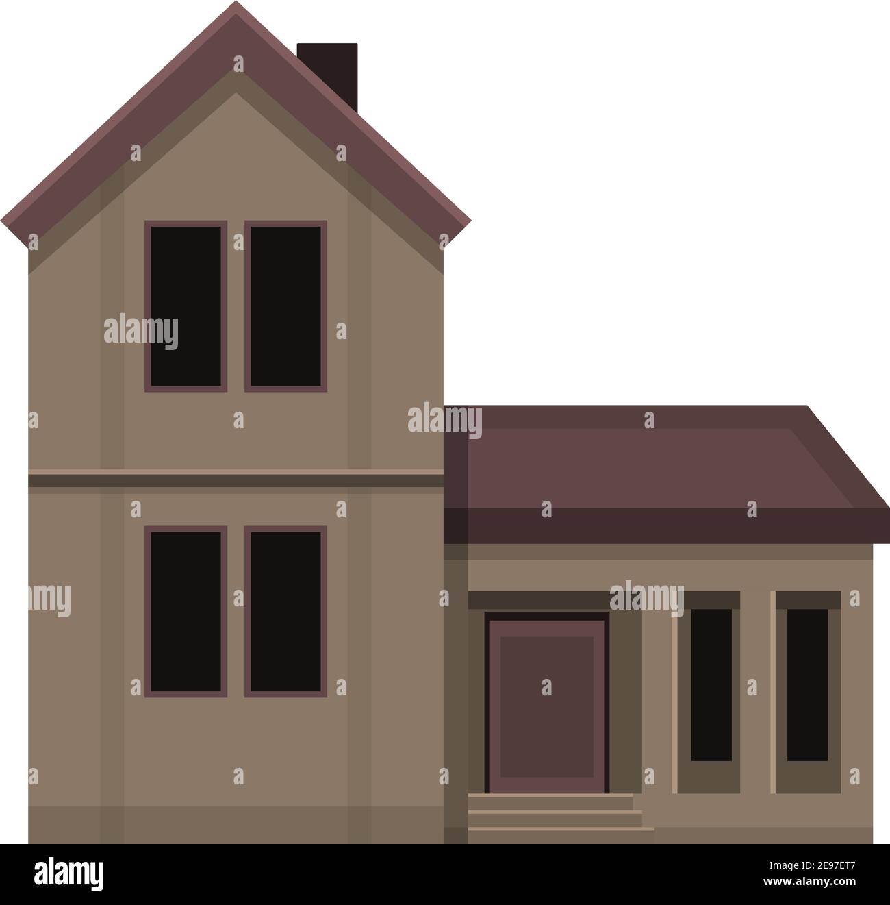 Scary creepy house icon. Cartoon of scary creepy house vector icon for ...