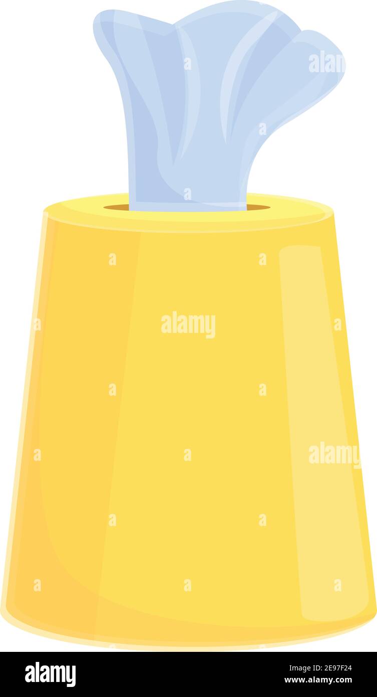 Kitchen tissue icon. Cartoon of kitchen tissue vector icon for web ...