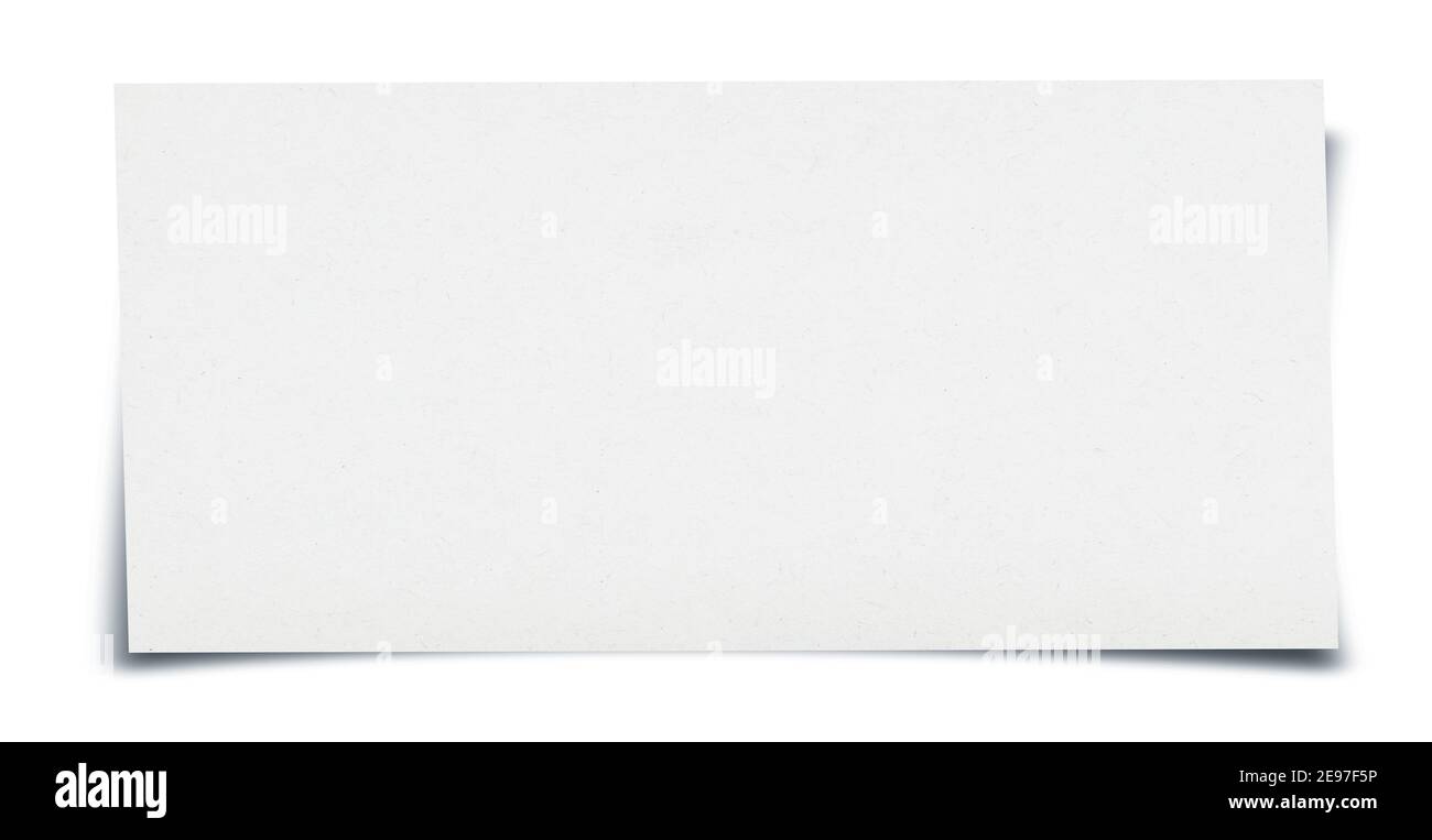 White Paper sheet background - isolated on white Stock Photo - Alamy