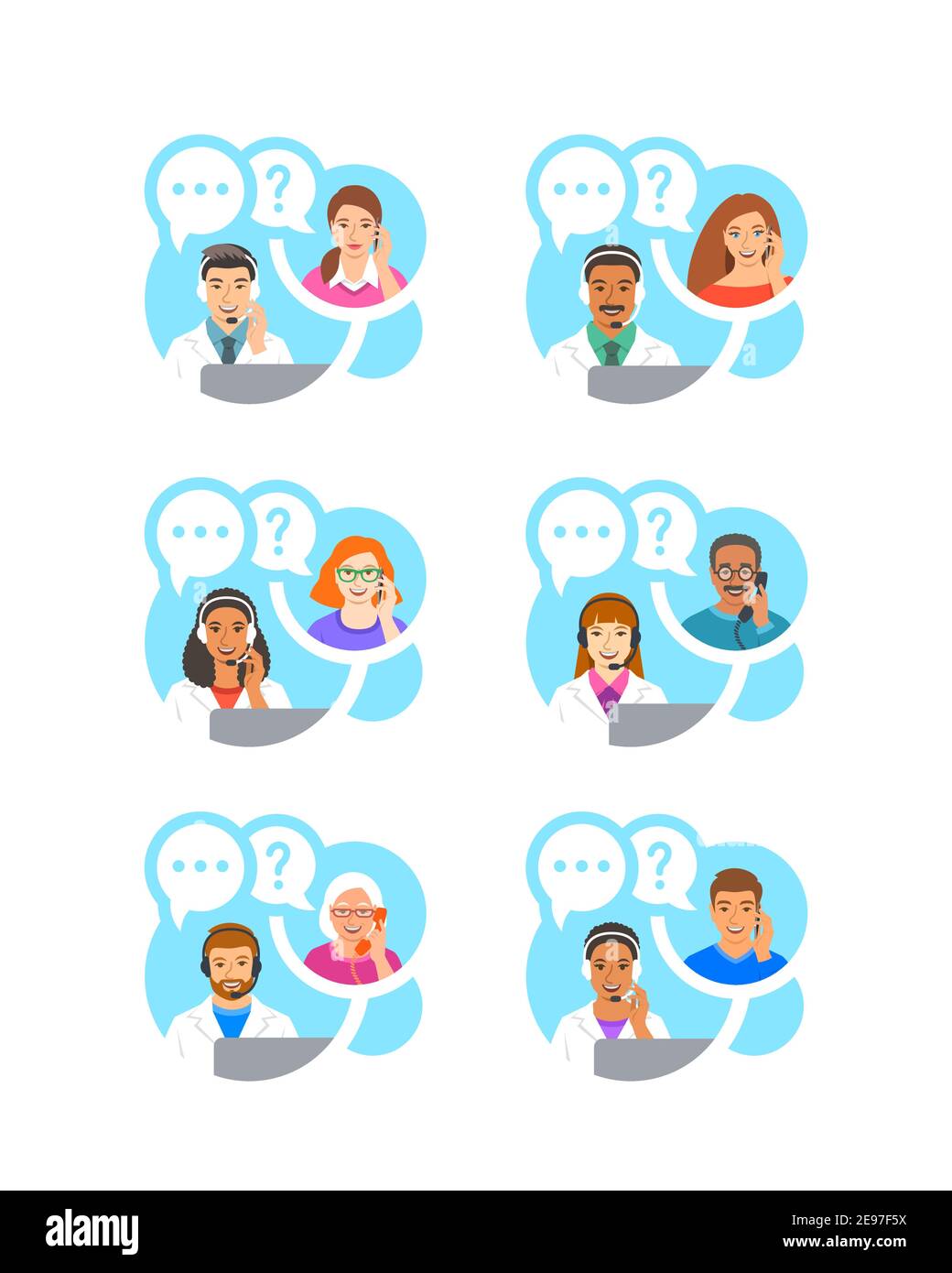 Cartoon doctor patient Cut Out Stock Images & Pictures - Alamy