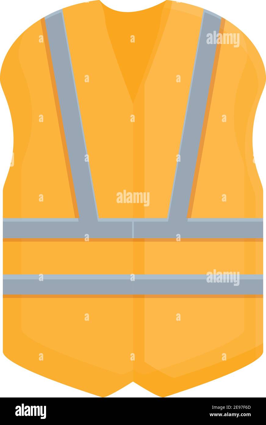 Highway construction vest icon. Cartoon of highway construction vest ...