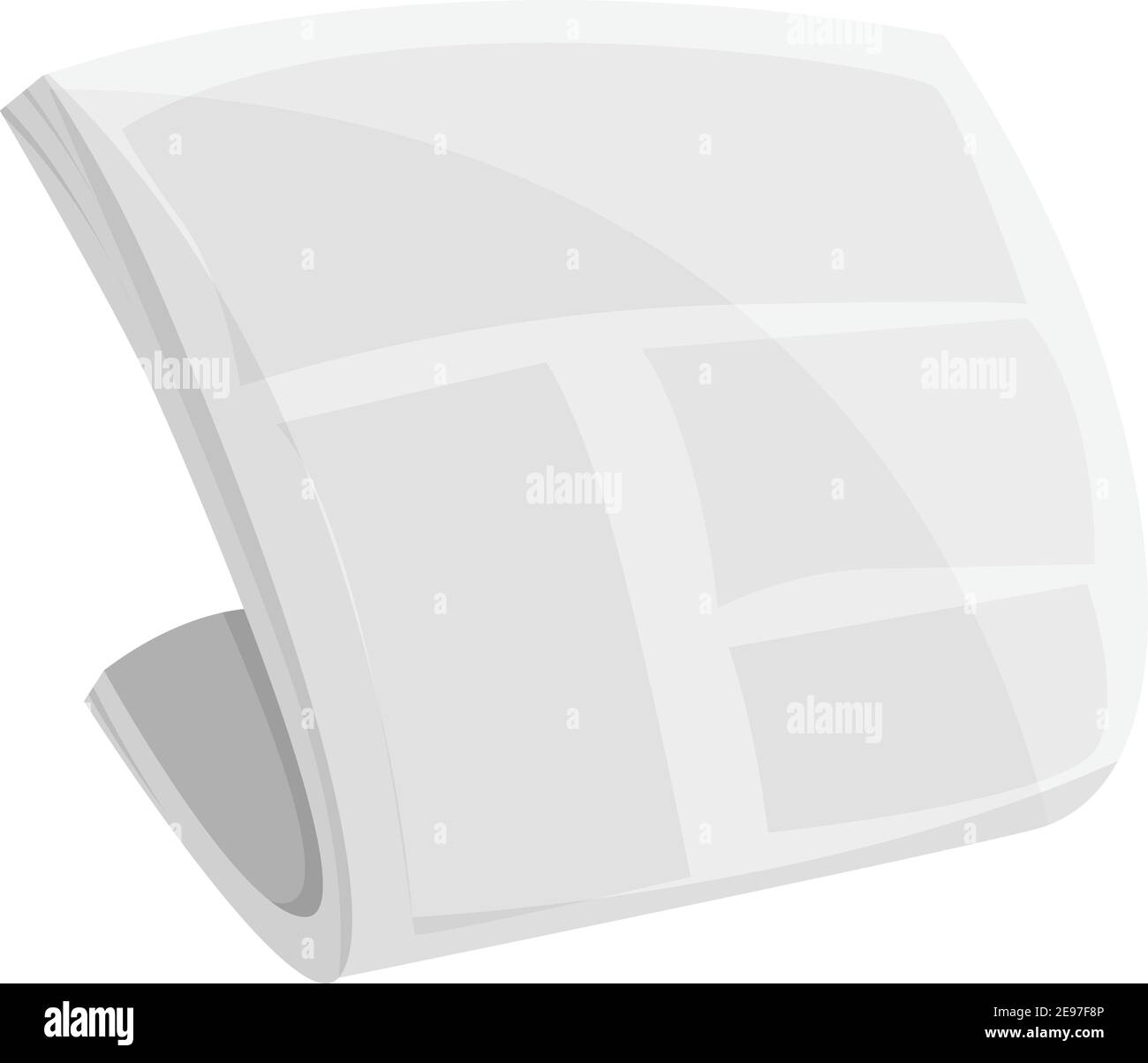 Pile newspaper icon. Cartoon of pile newspaper vector icon for web ...