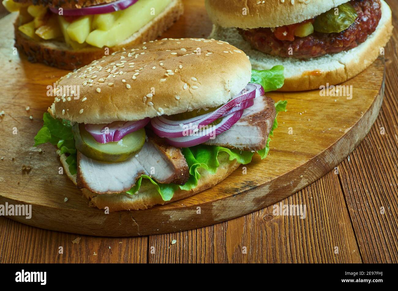 Butifarra Sandwich -Essential Peruvian Ham Sandwich Stock Photo - Alamy