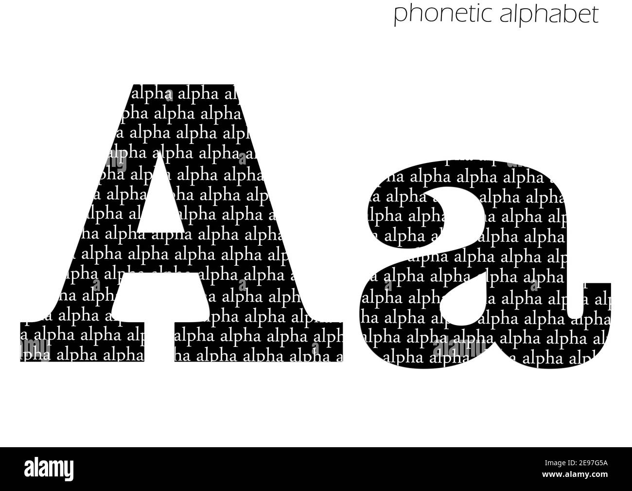 A (alpha) 3d illustration phonetic alphabet design for decoration in ...