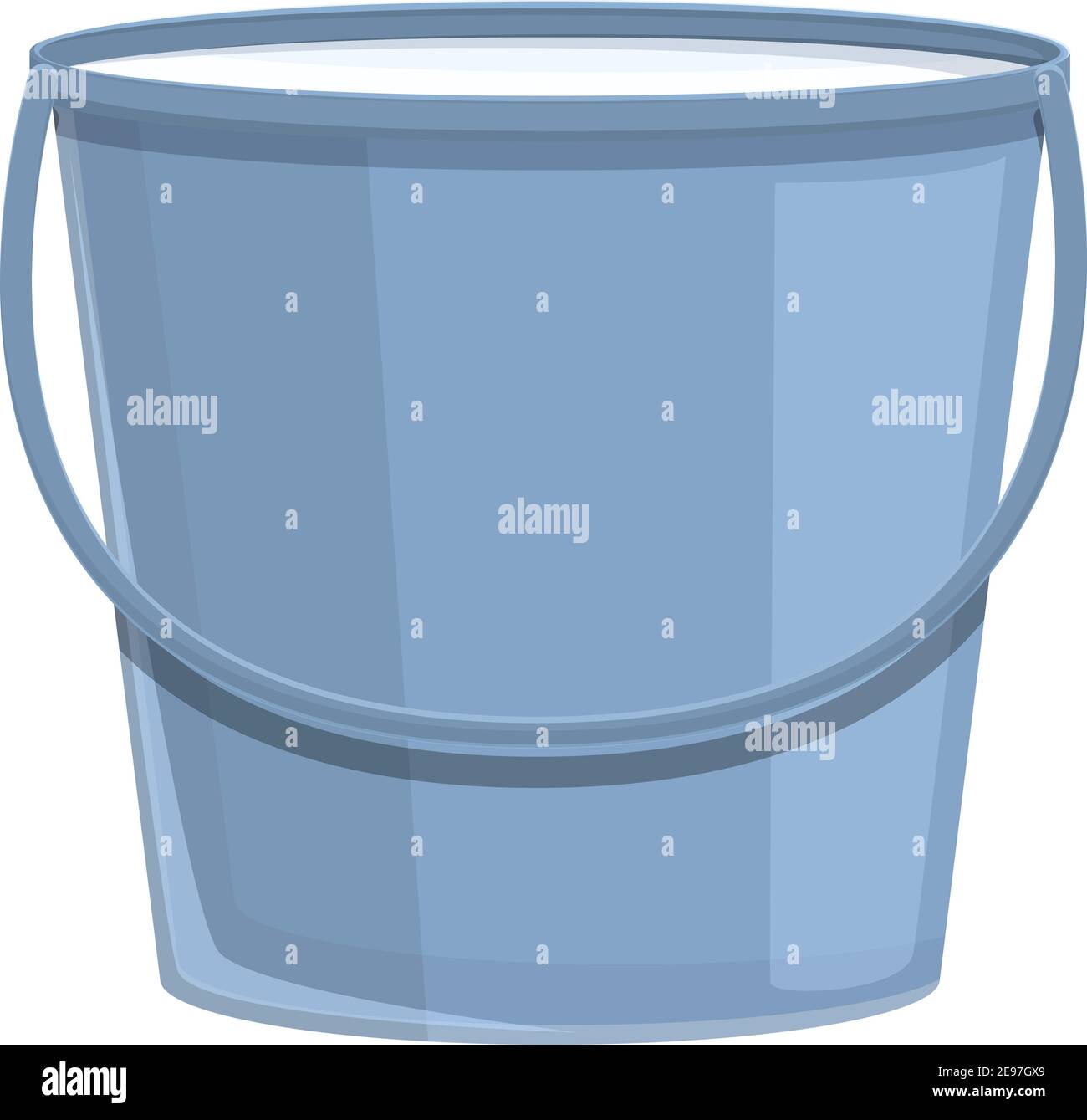 Milk bucket icon. Cartoon of milk bucket vector icon for web design ...