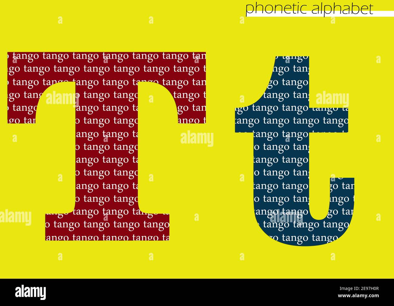 T (tango) 3d illustration phonetic alphabet design for decoration with ...
