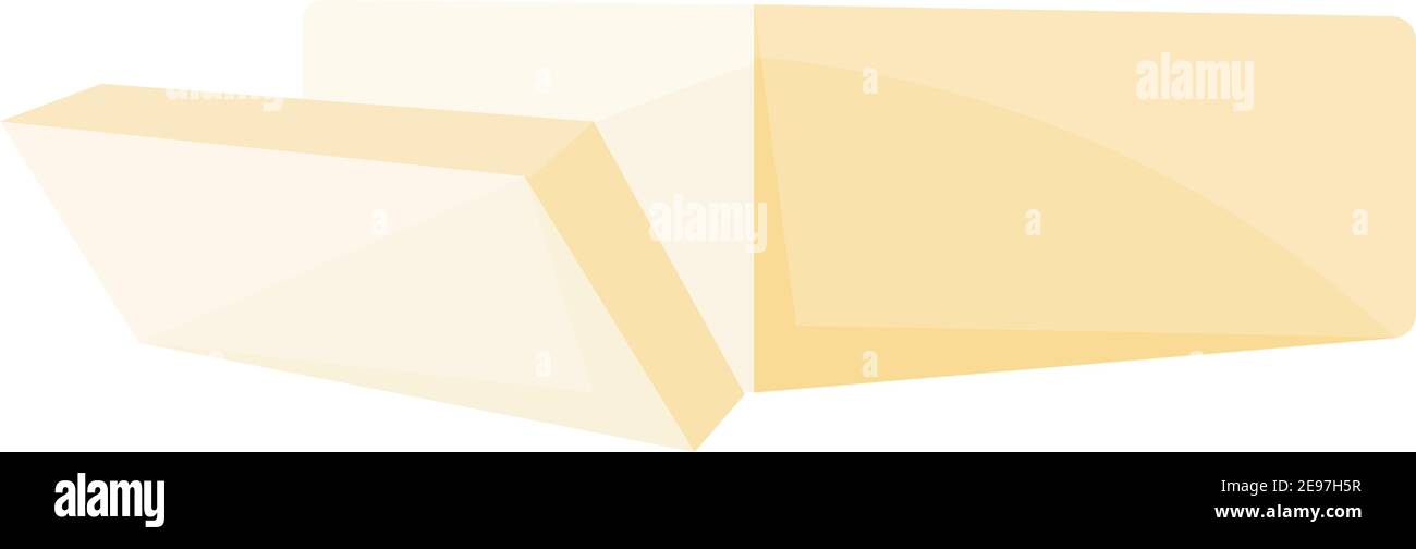 White farm cheese icon. Cartoon of white farm cheese vector icon for ...