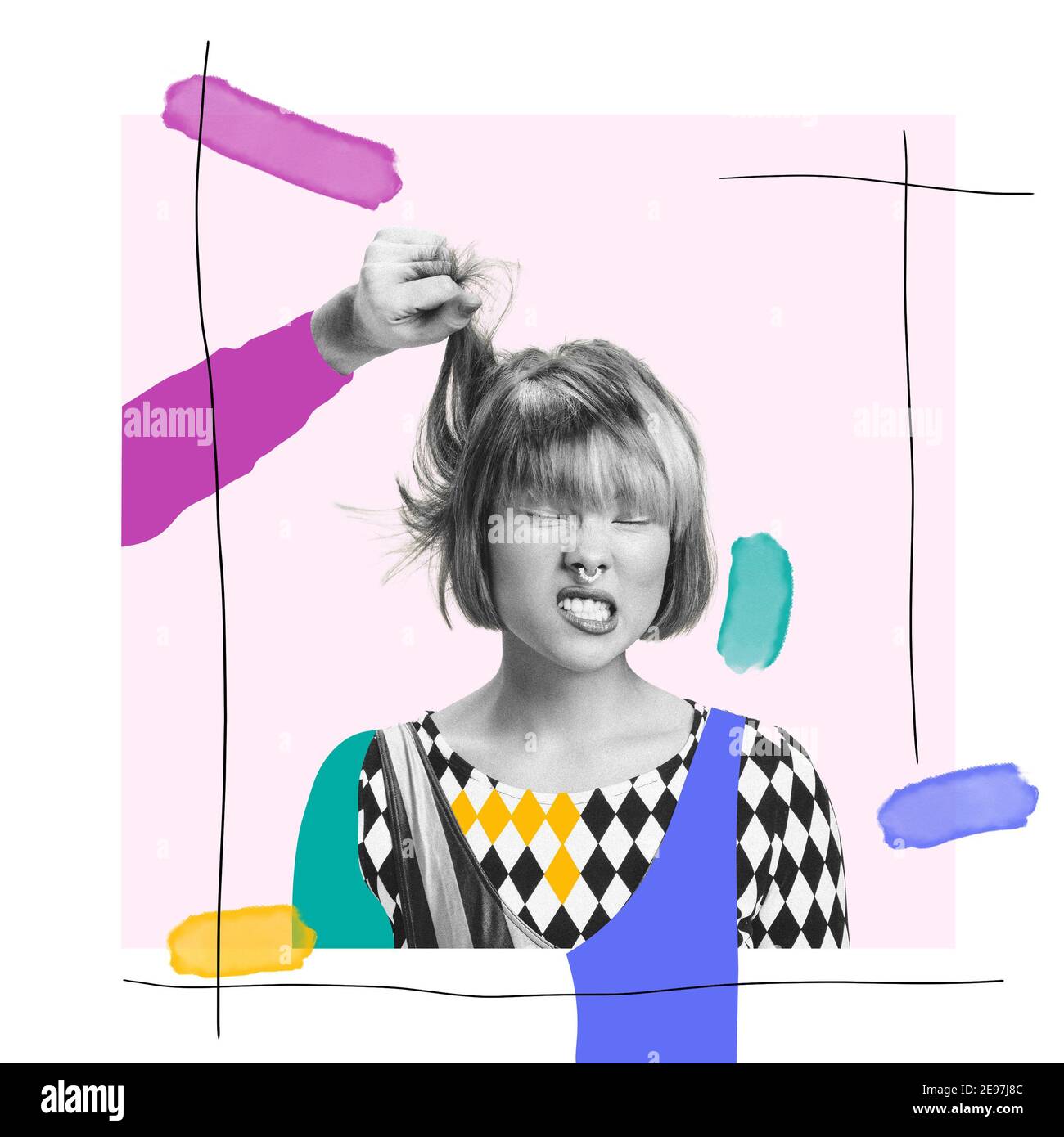 Design creative visual trendy Cut Out Stock Images & Pictures - Alamy