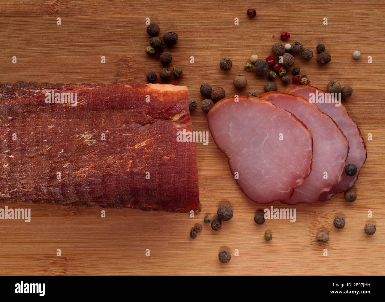 Traditional smoked pork fillet, salted and very tasty Stock Photo - Alamy