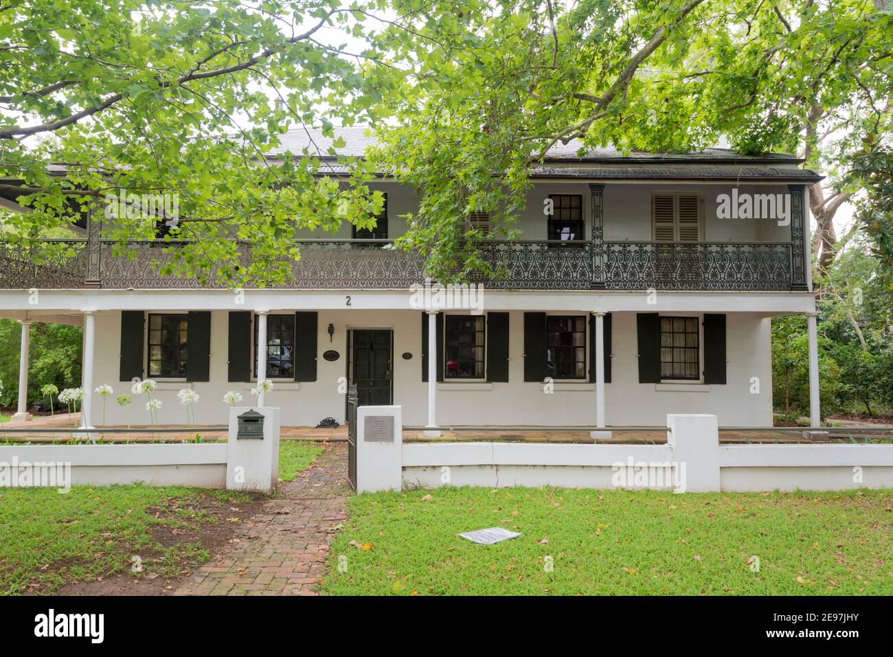 Australian housing styles colonial georgian 1788 1850 hi-res stock ...