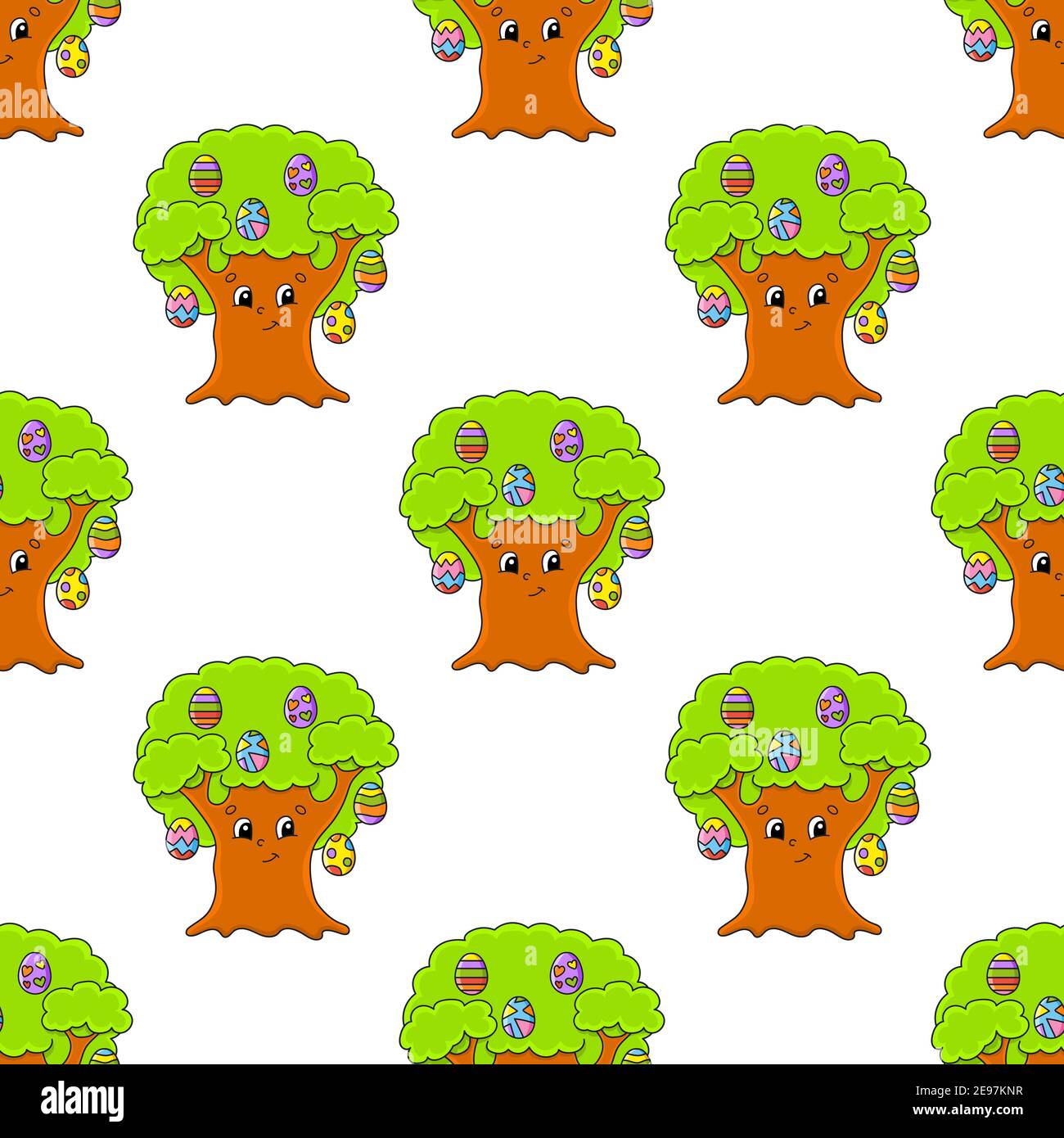 Color seamless pattern. Cartoon style. Bright design. For walpaper ...