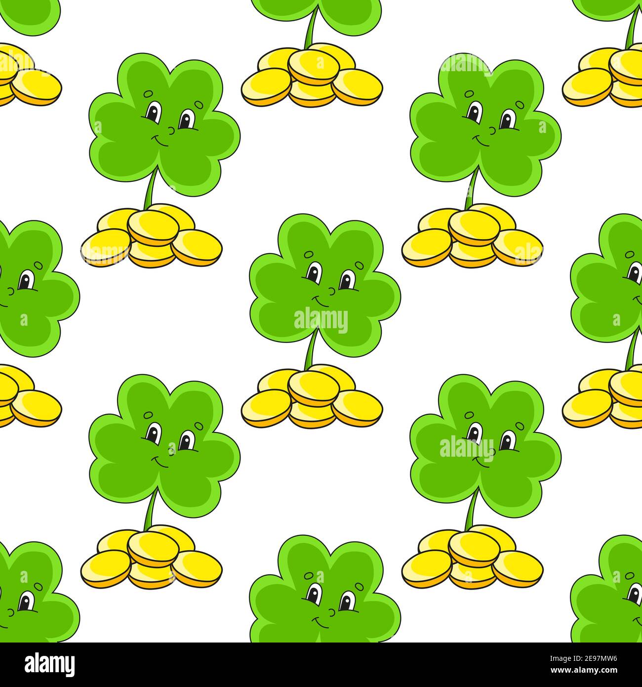 Color seamless pattern. Cartoon style. Bright design. For walpaper ...