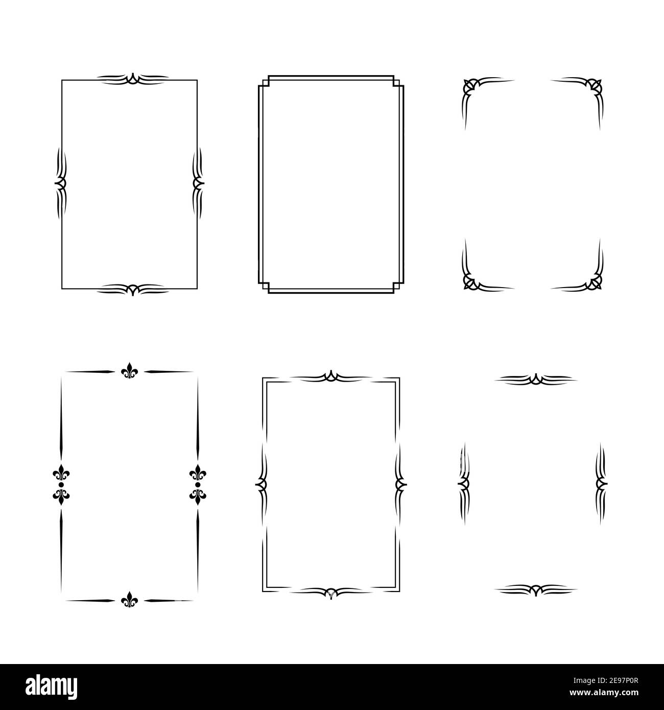 Vintage border Stock Vector Images - Alamy