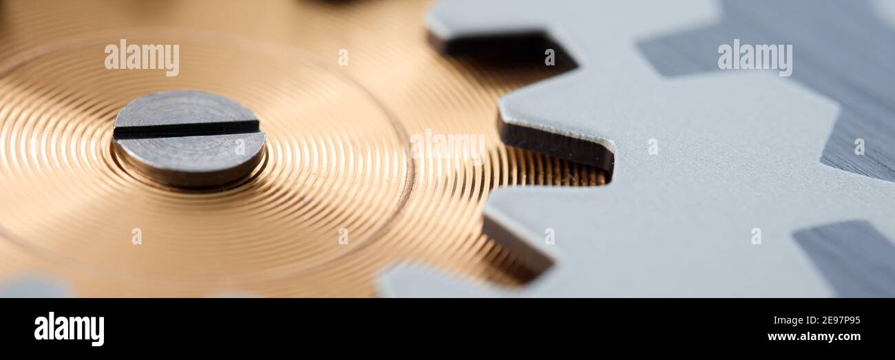 Gear with teeth in production in factories Stock Photo - Alamy