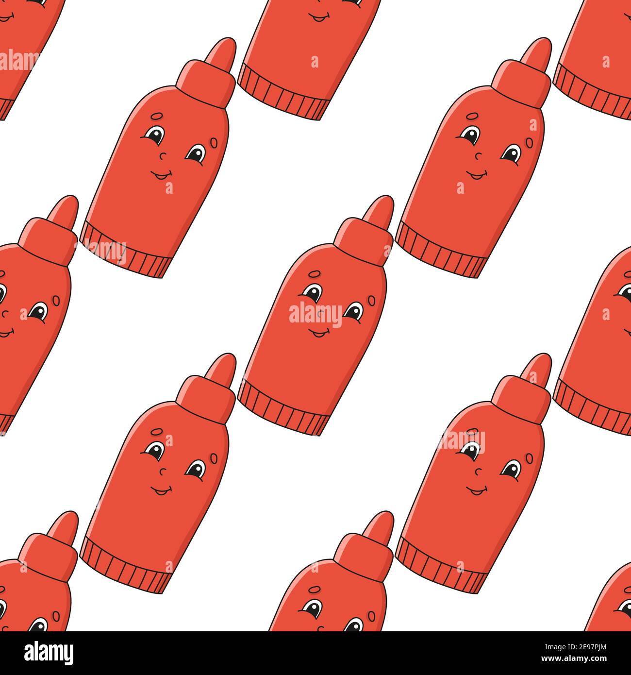 Color seamless pattern. Cartoon style. Bright design. For walpaper ...