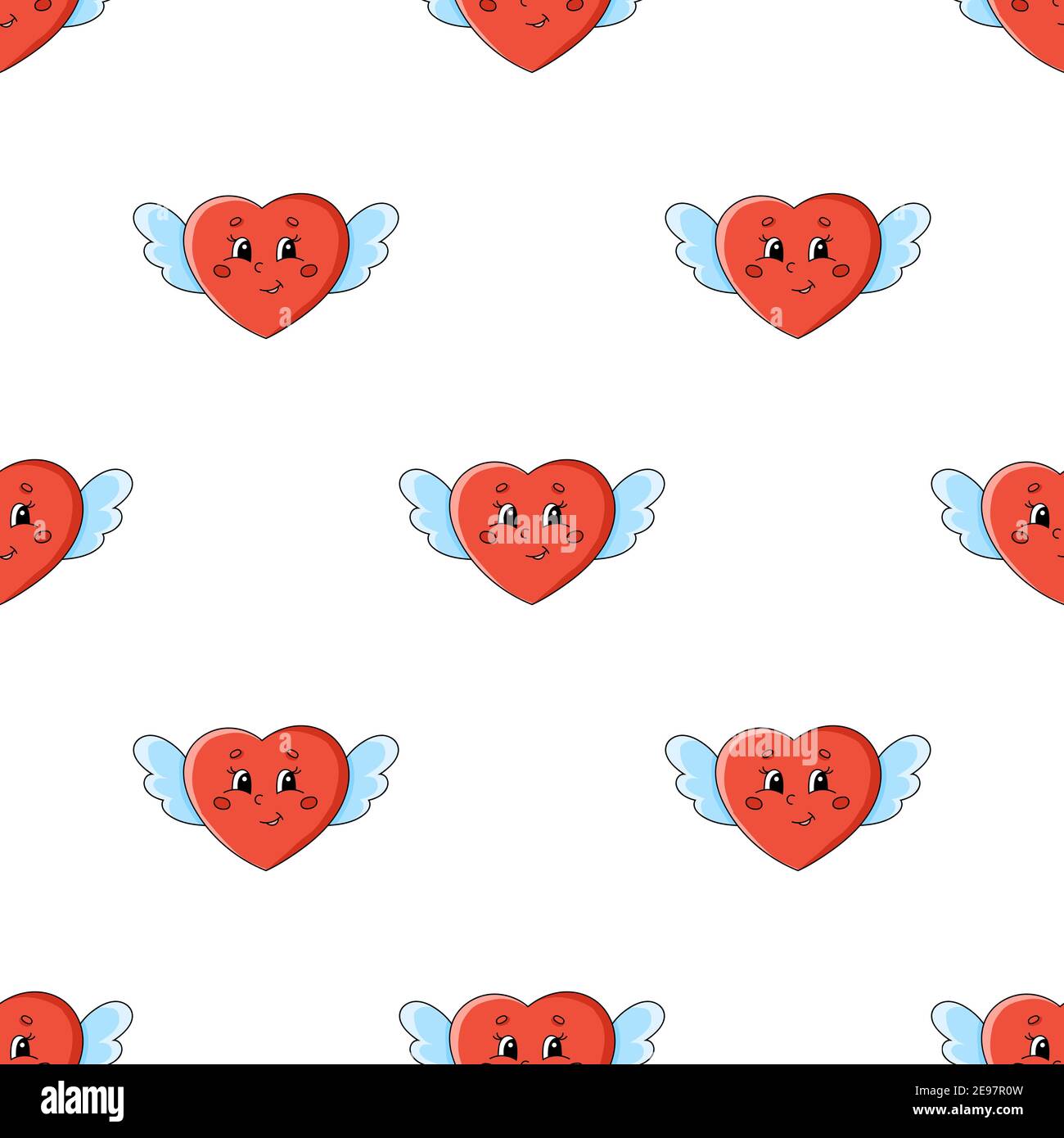 Color seamless pattern. Cartoon style. Bright design. For walpaper ...