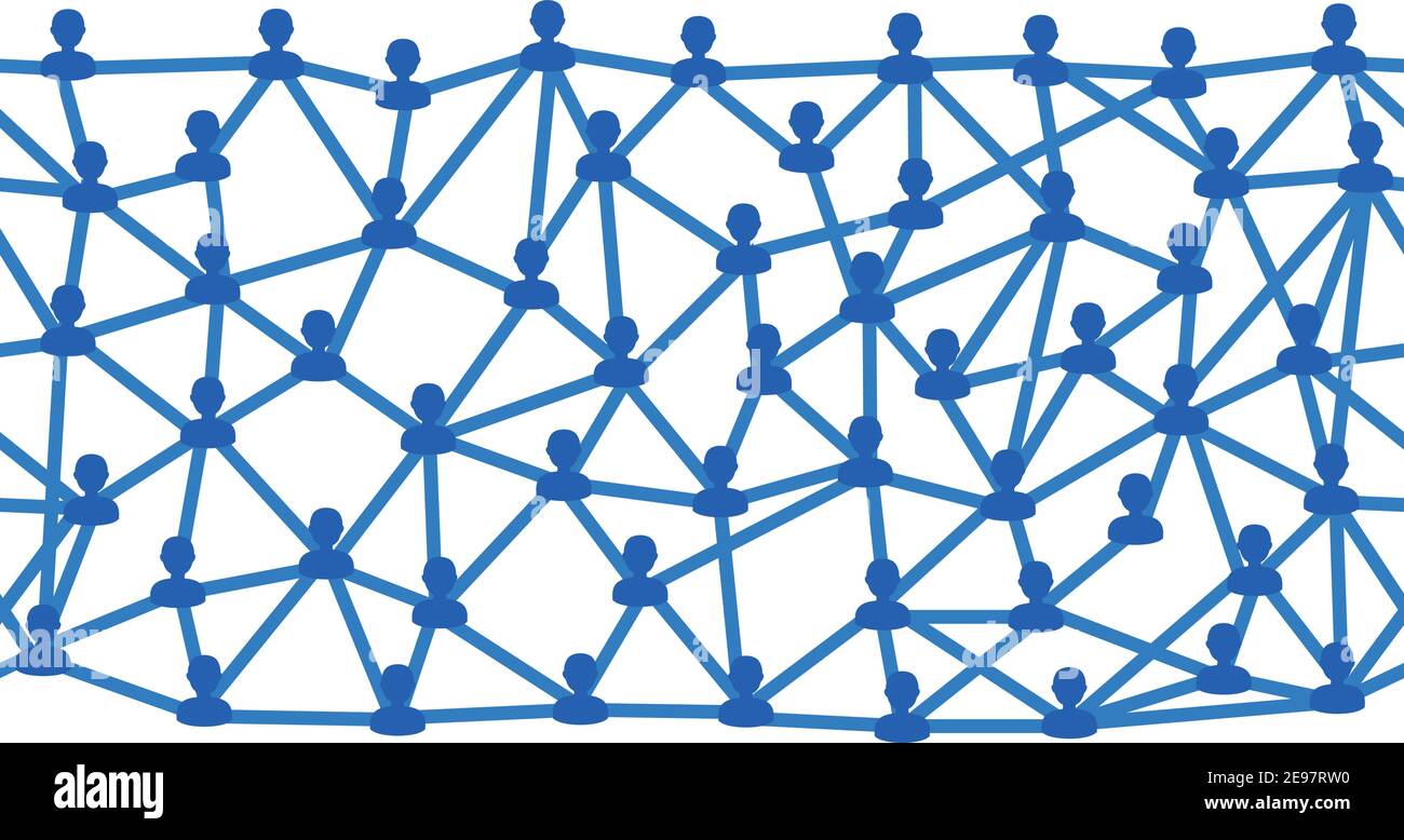 network people connection concept social or teamworking concept vector ...