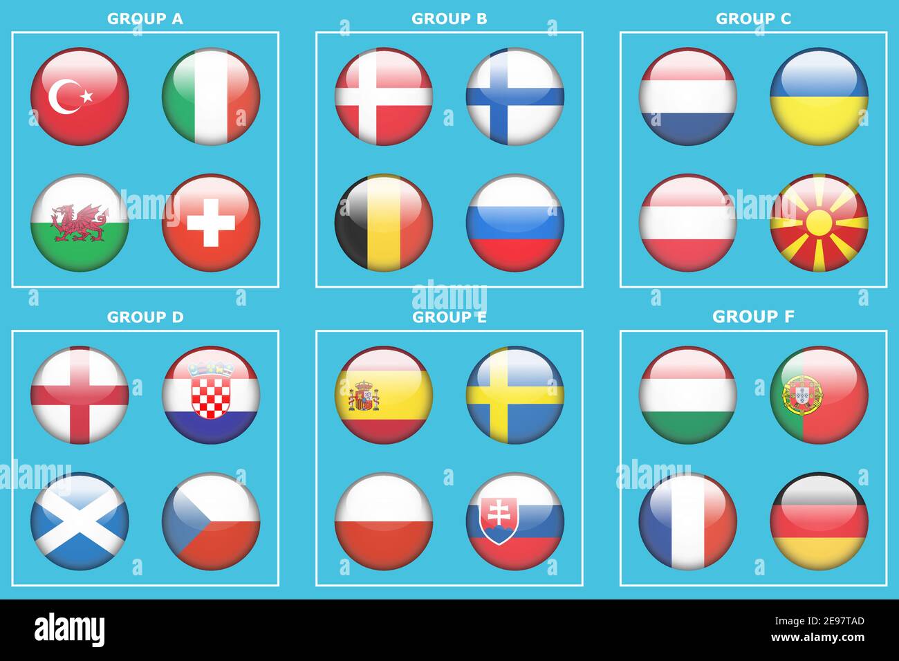 Soccer or football ball nation flag vector illustration isolated Stock ...