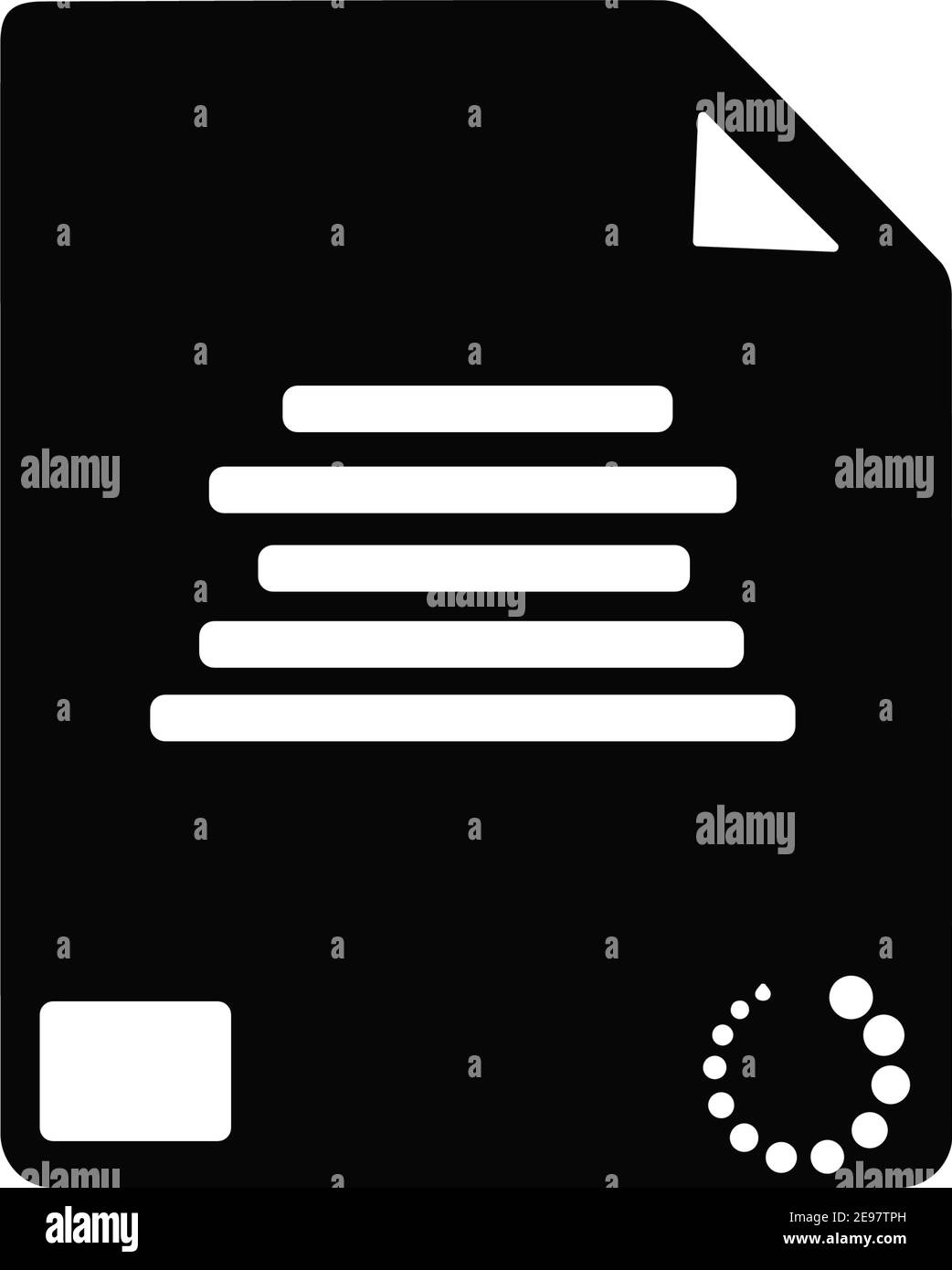 article submission loading icon vector Stock Vector Image & Art - Alamy