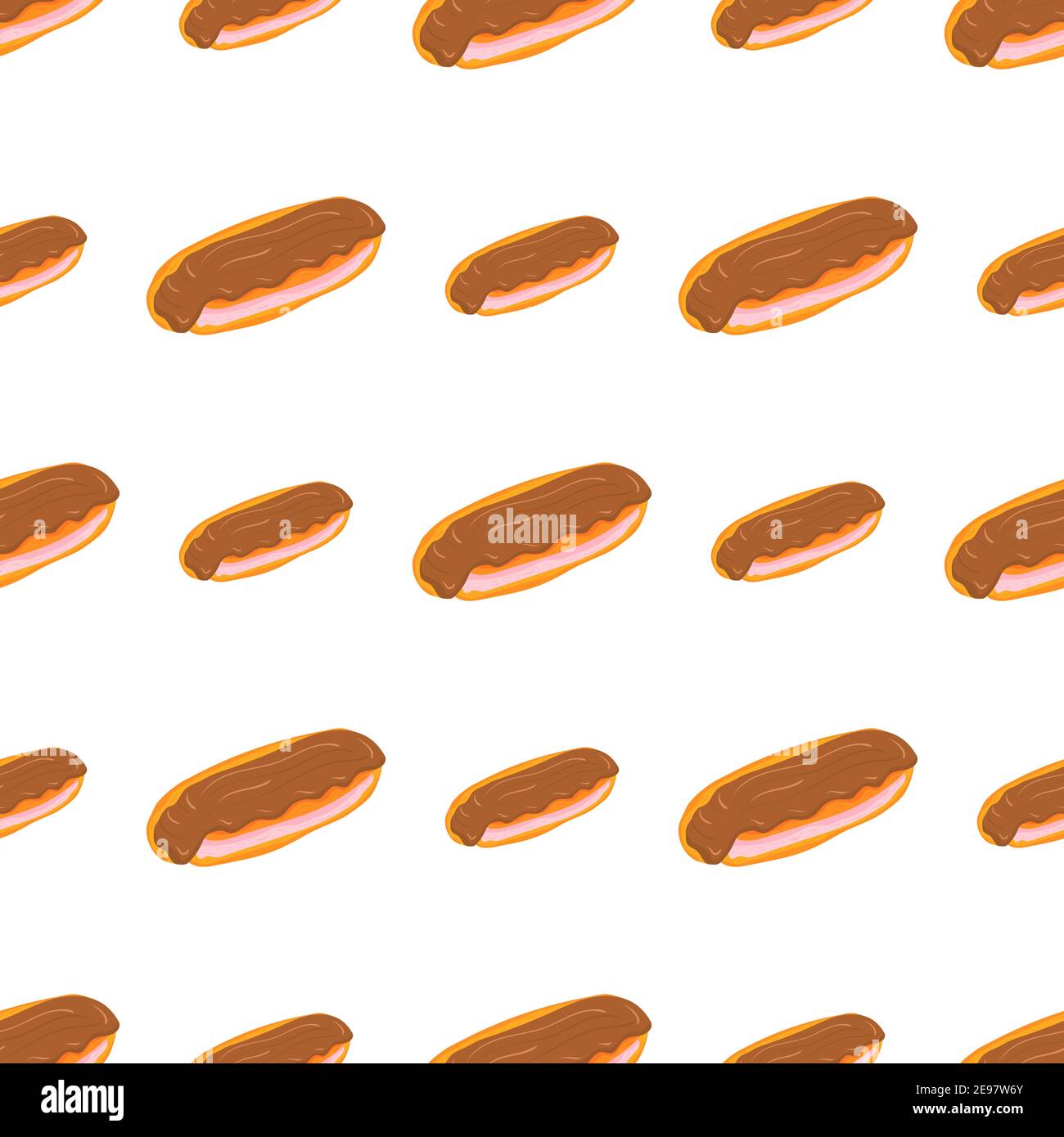 Eclair pattern Stock Vector Images - Alamy