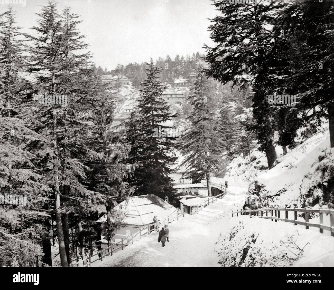 India simla 19th century hi-res stock photography and images - Alamy