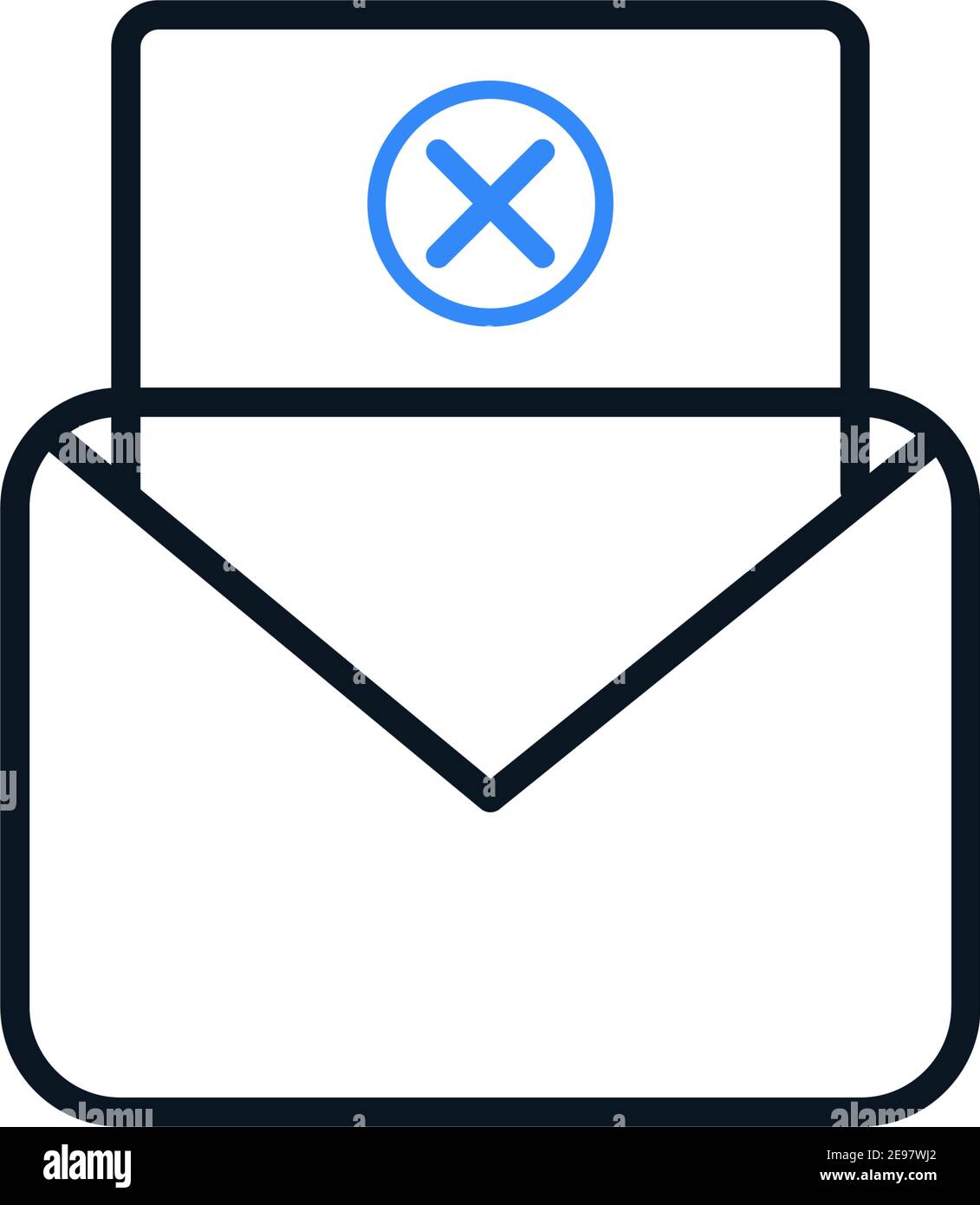 Email Spamming Icon, Spam mailing, wrong e-mail address icon Stock ...