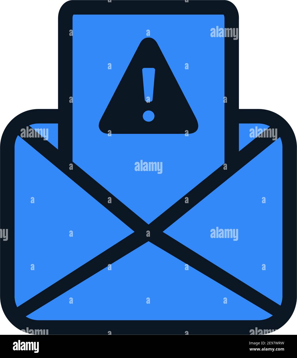 Email Spamming Icon, Spam mailing, wrong e-mail address icon Stock ...