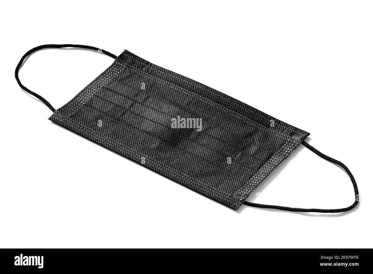 Black and white face wearing mask Cut Out Stock Images & Pictures - Alamy