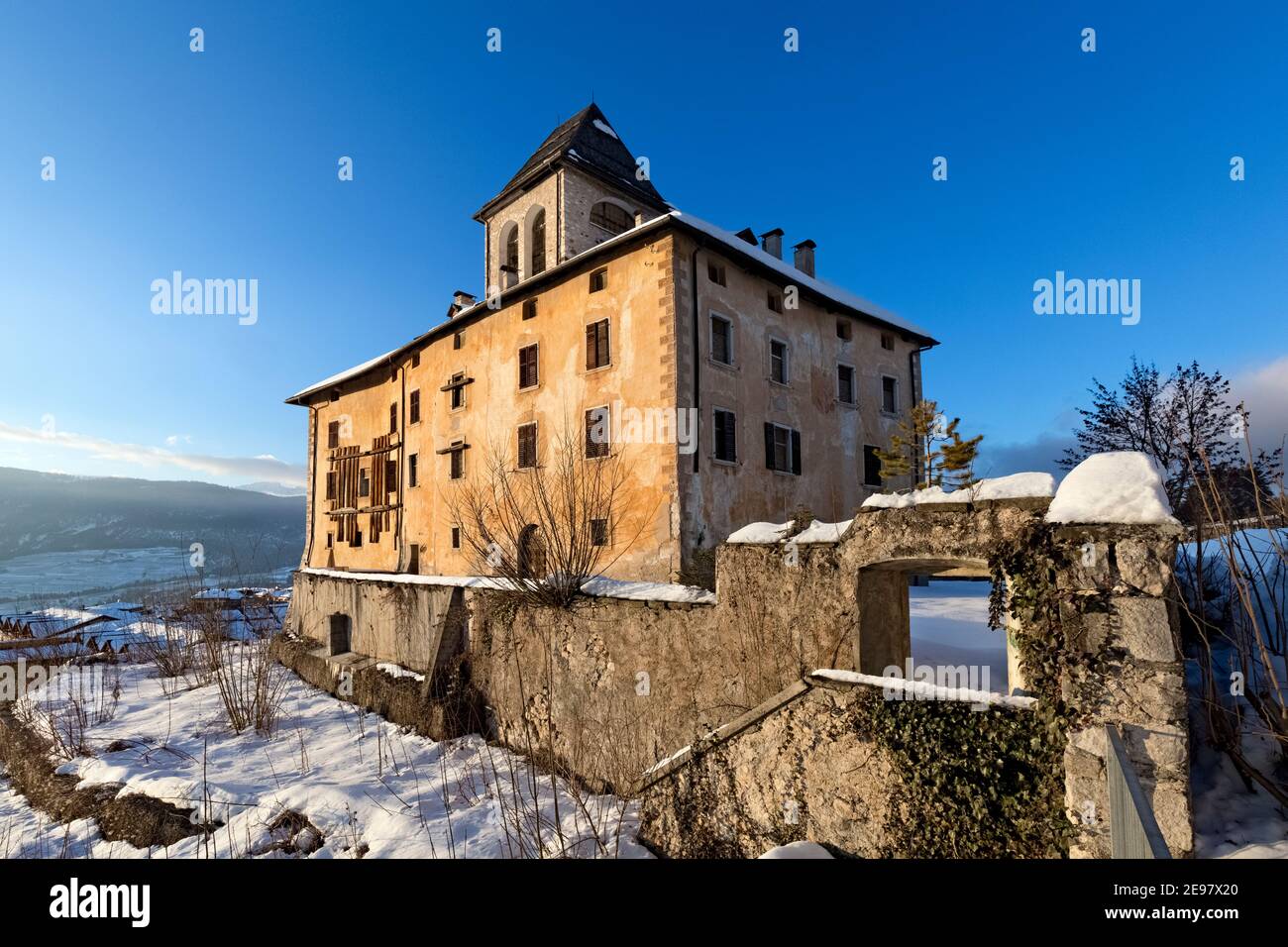 The medieval castle of Malosco was the birthplace of the artist ...