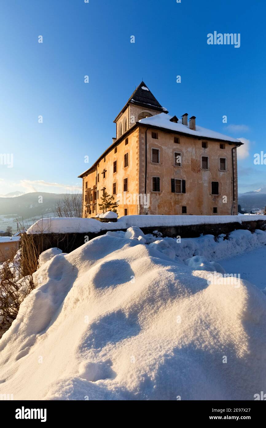 The medieval castle of Malosco was the birthplace of the artist ...