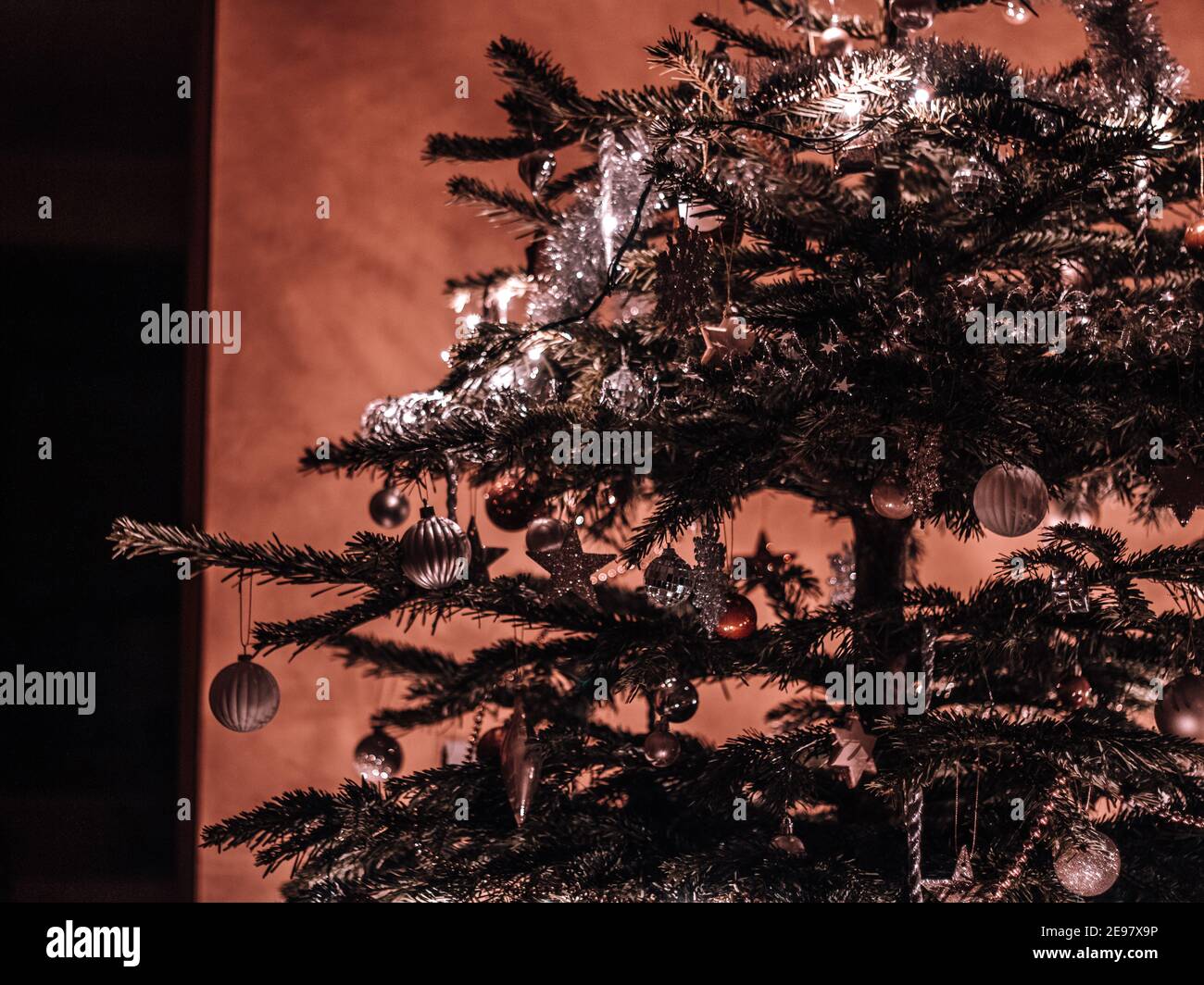 Christmas tree photo Stock Photo - Alamy