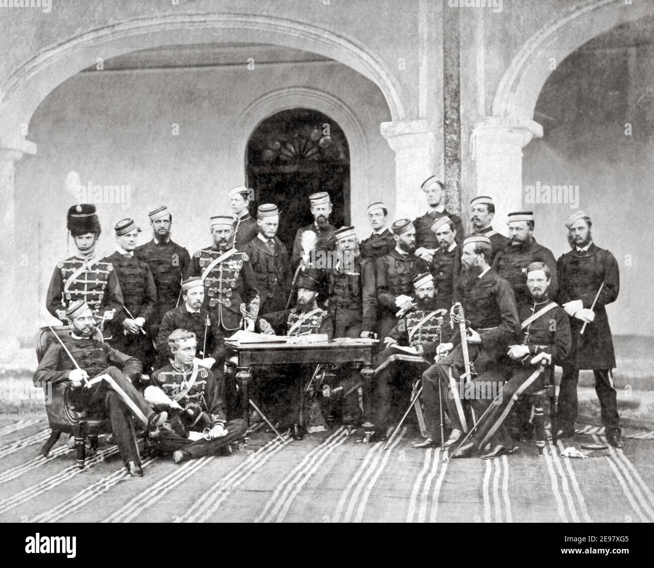 Late 19th century photograph - British Army Regiment, India, 1860's ...