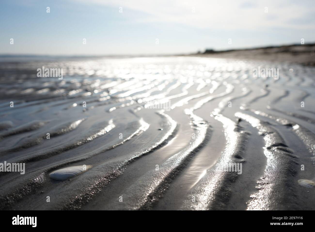 Wrinkled beach shore Stock Photo - Alamy