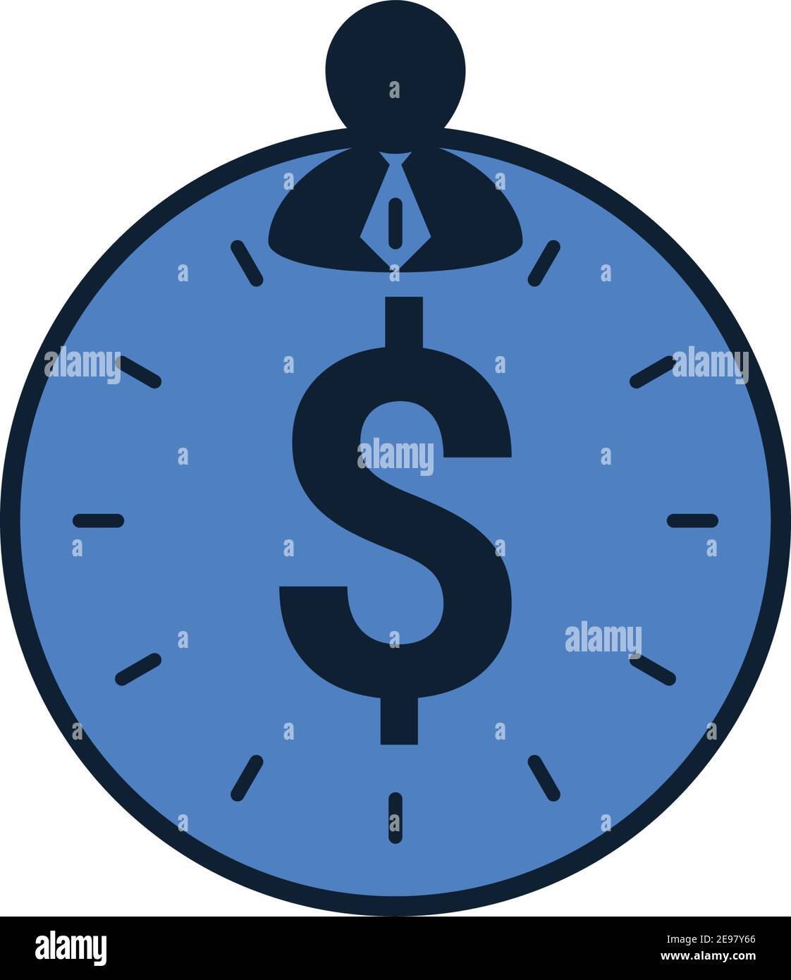 time money icon, time is money Stock Vector Image & Art - Alamy