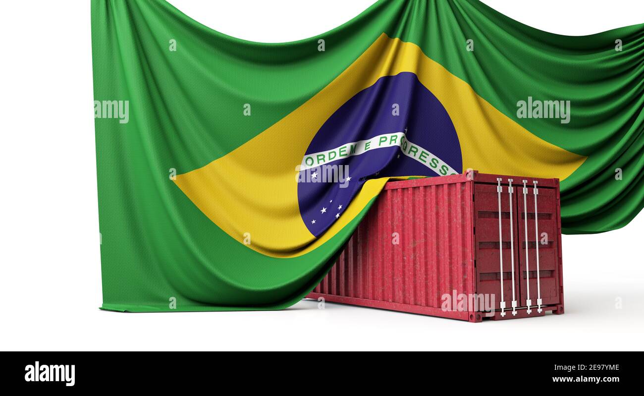 Brazil shipping container hi-res stock photography and images - Alamy