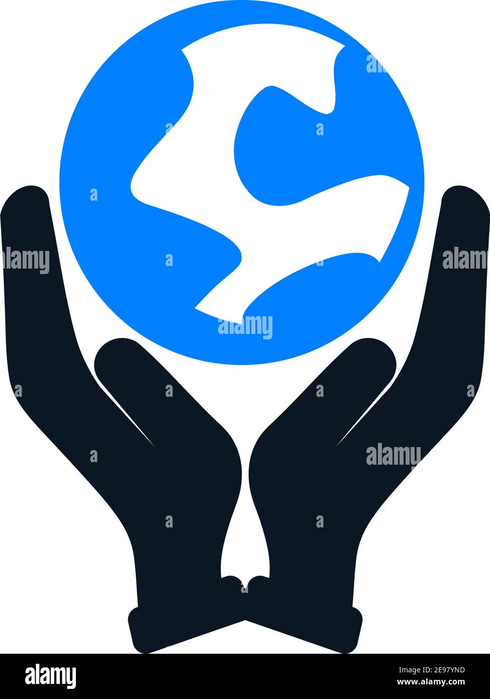 world, hand, Globe on hand icon Stock Vector Image & Art - Alamy