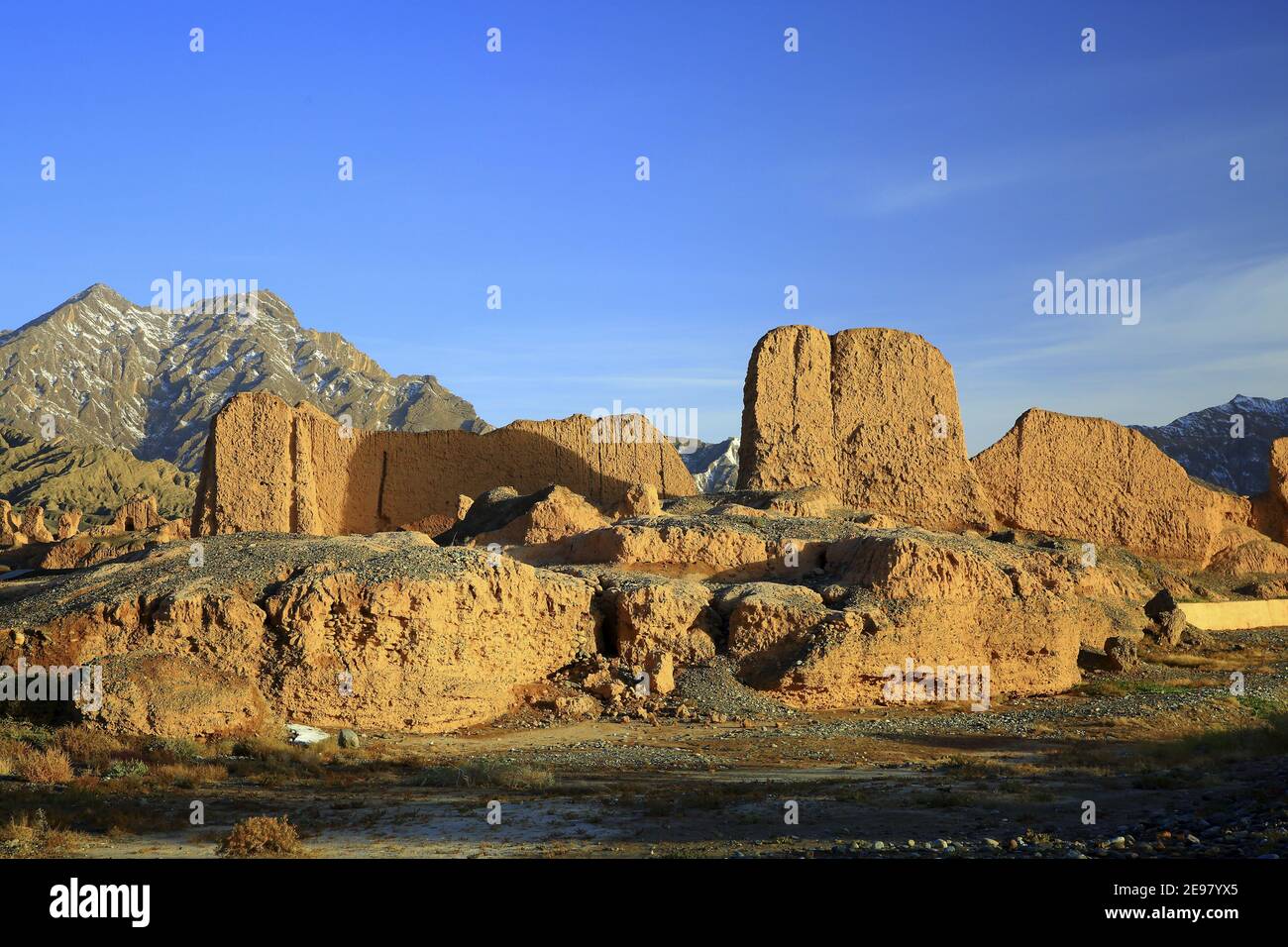 Remains of the subashi buddhist temple hi-res stock photography and ...