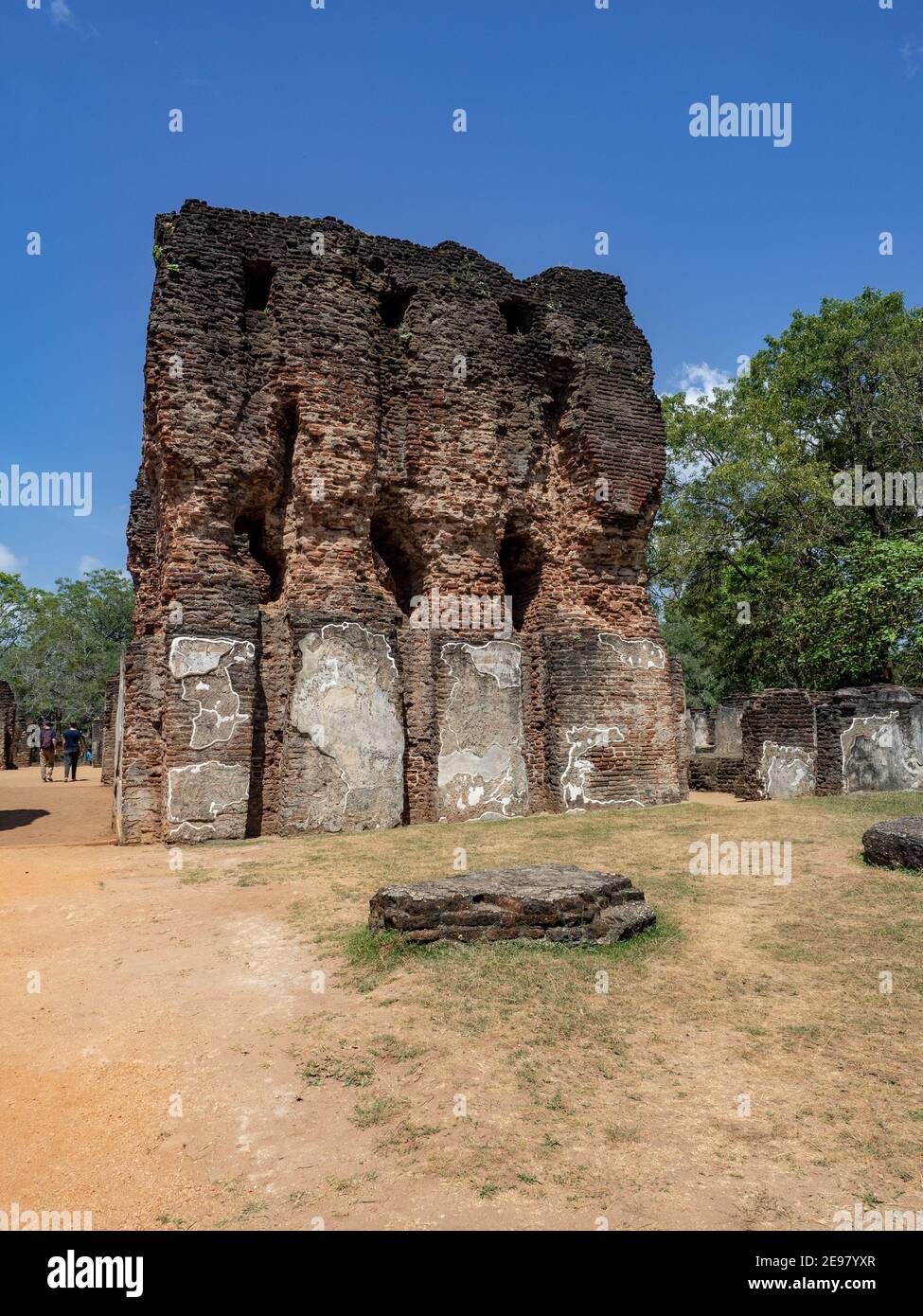 POLONNARUWA, SRI LANKA - March 11, 2019: Ruins of ancient city in ...