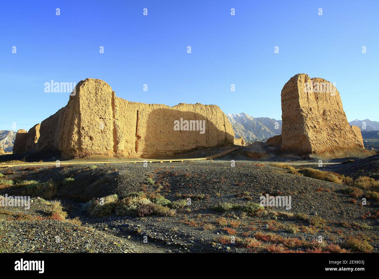 Remains of the subashi buddhist temple hi-res stock photography and ...