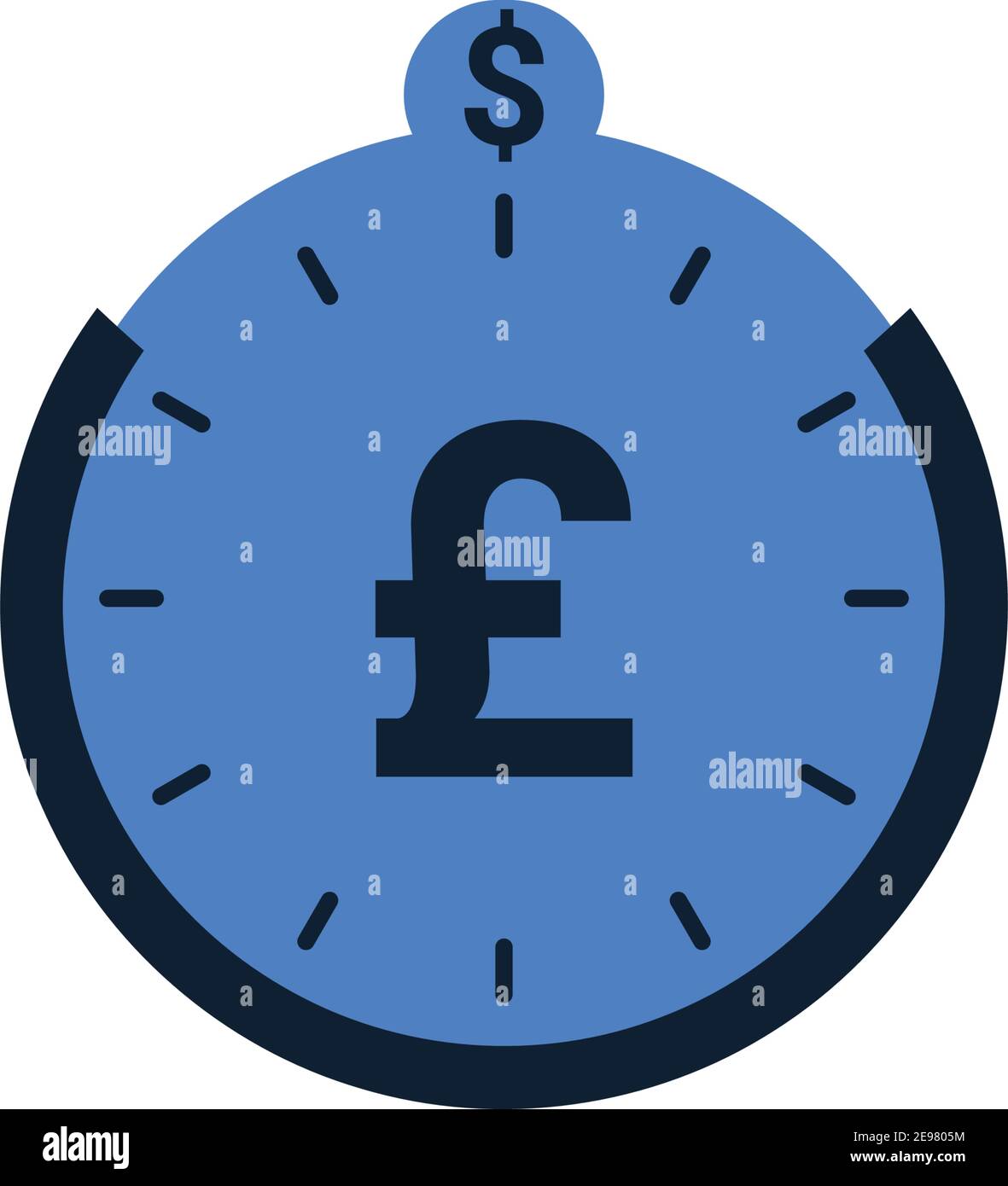 Time and money £ Stock Vector Images - Alamy